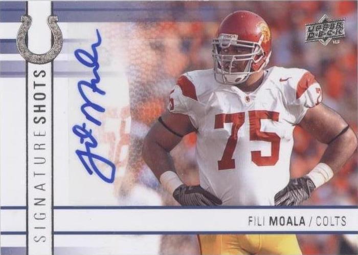2009 Upper Deck - Signature Shots Fili Moala #SS-FM (AU, RC) for sale ...