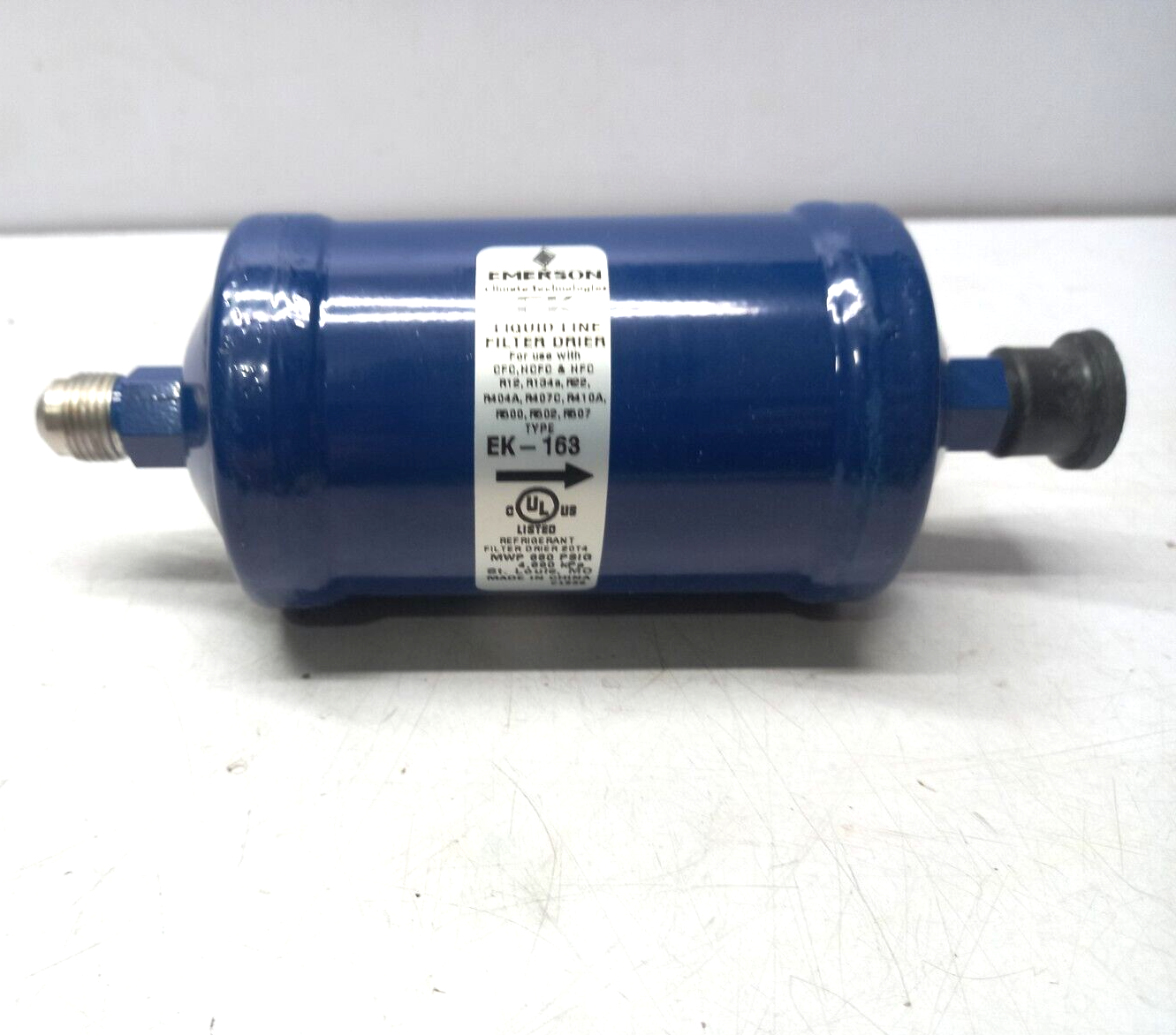 Emerson EK-163 047613 Liquid Line Filter Drier 3/8” SAE Flare | eBay