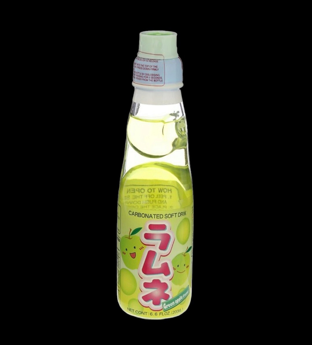 Japanese Ramune Marble Soda Green Apple Flavor 6.6oz | eBay