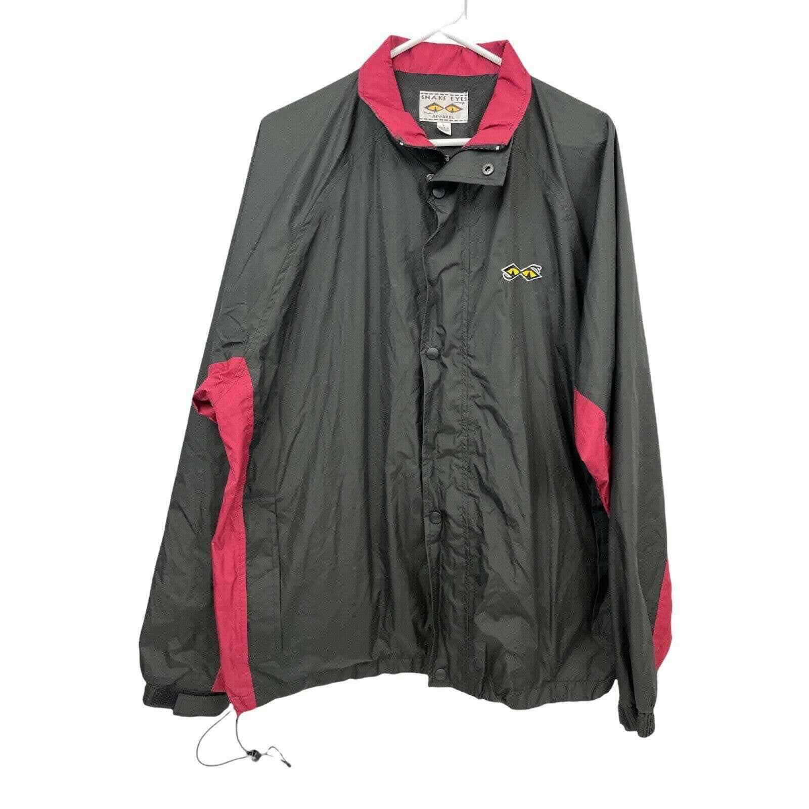 SNAKE EYES Golf Light Jacket Zip Front Polyester Men'… - Gem