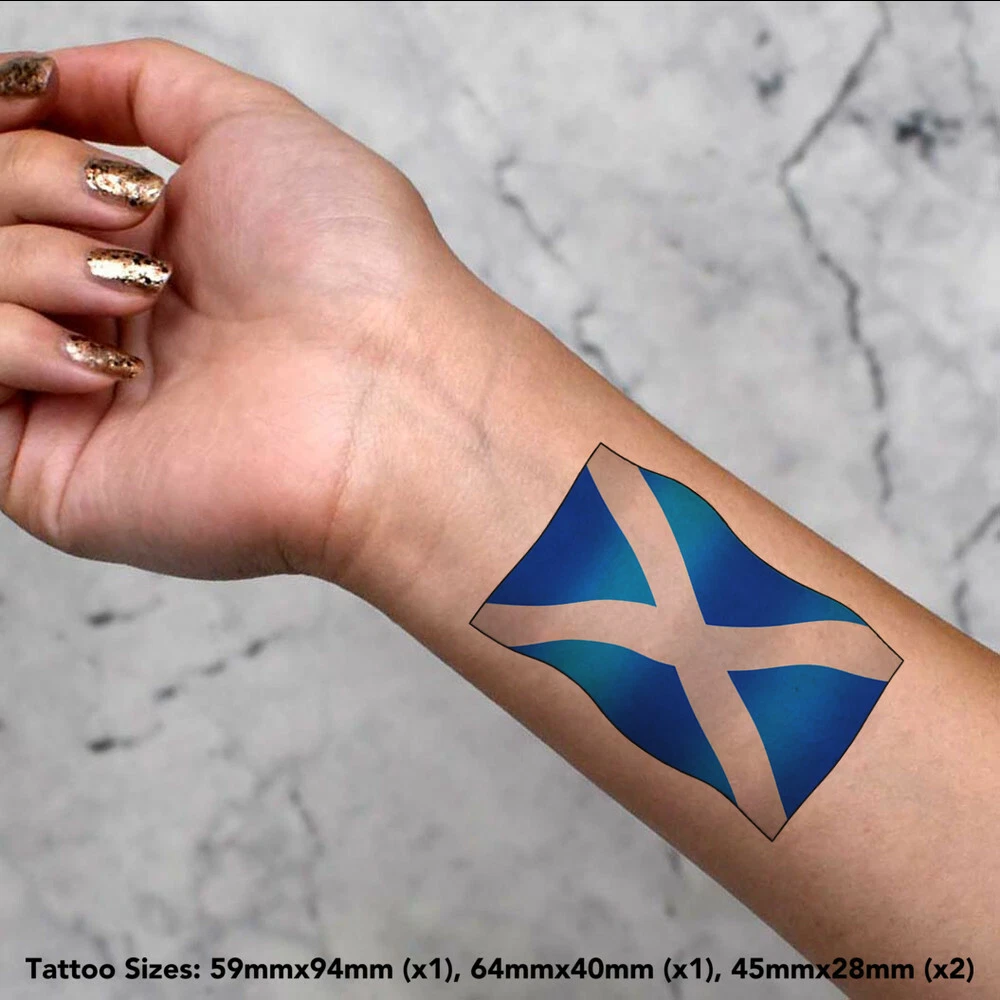 Scottish Flag Tattoo