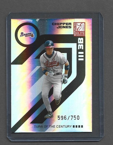 2005 Donruss Elite #12 Chipper Jones /750 Atlanta Braves MLB Baseball ...