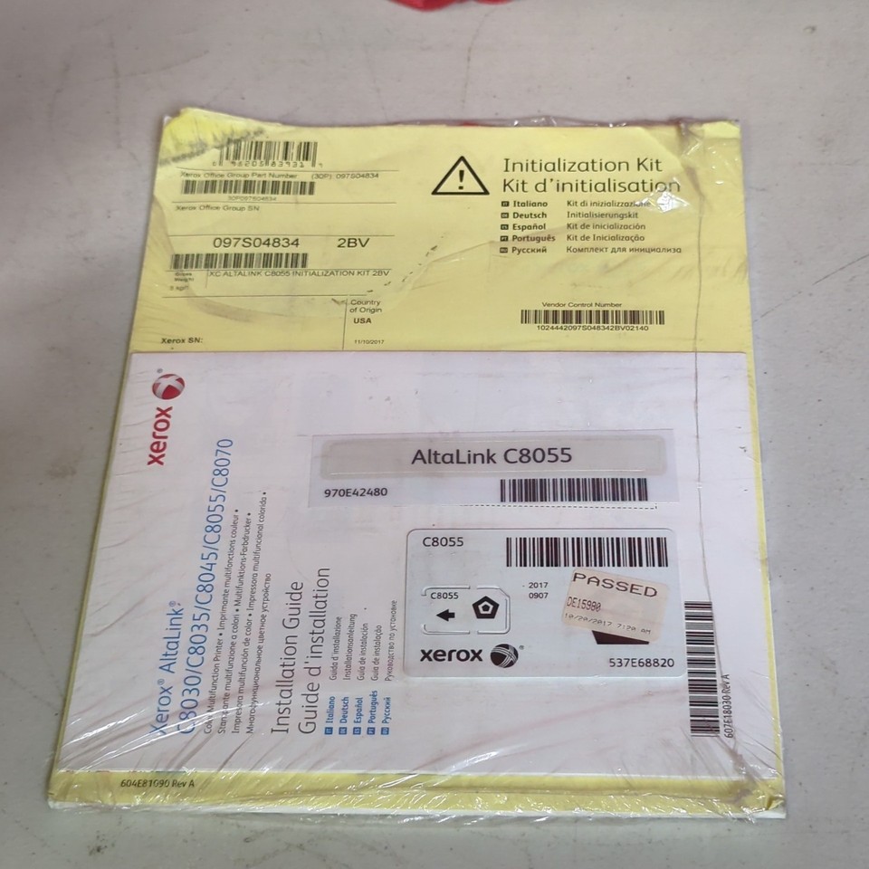 Xerox 097S04834 Initialization Kit for Altalink C8055 | eBay