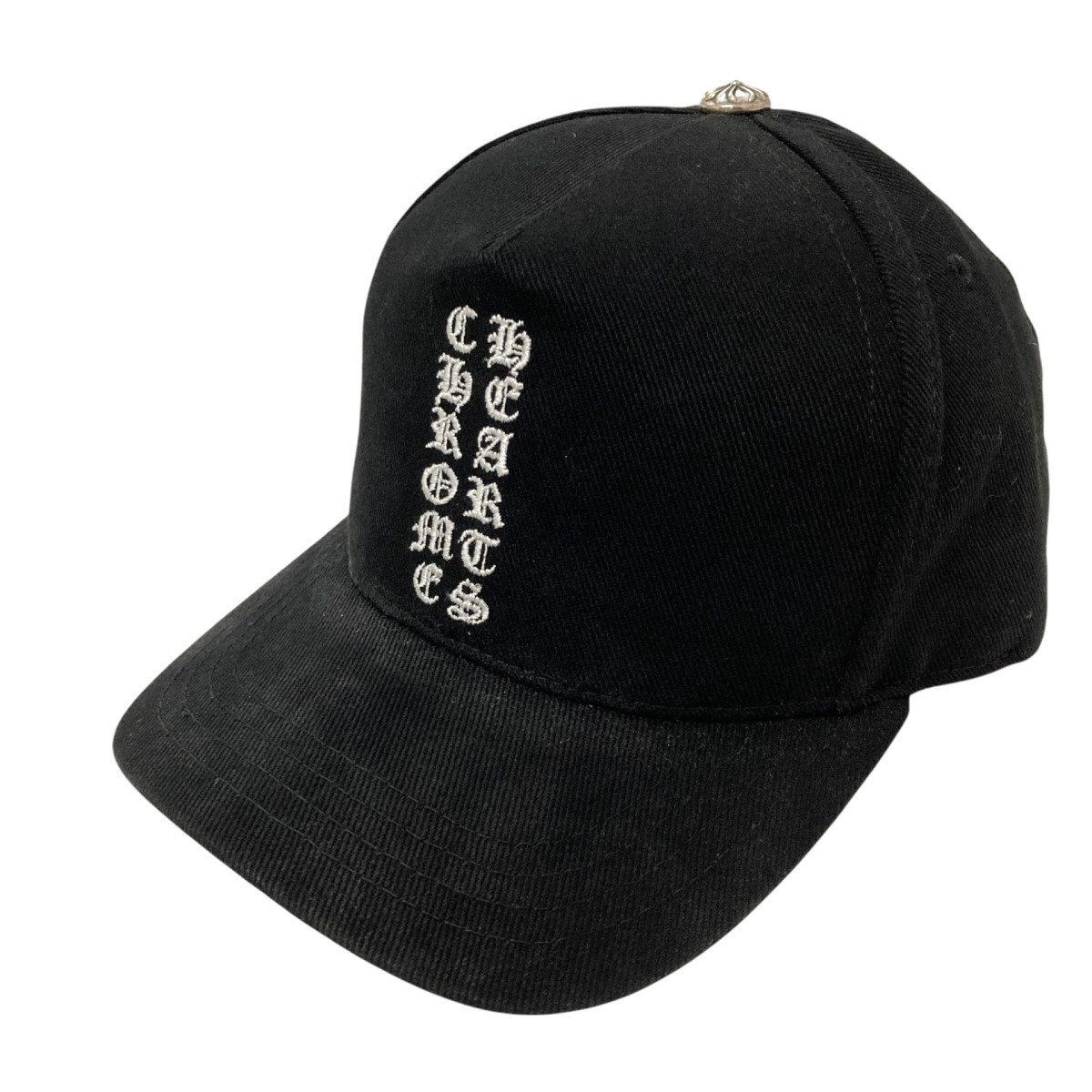 CHROME HEARTS Vertical Logo Hat Black Logo Embroidere… - Gem