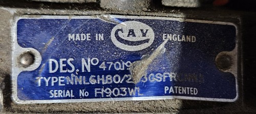 Leyland 680 CAV Diesel Fuel Injection Pump Inline Vintage Bus Truck ...