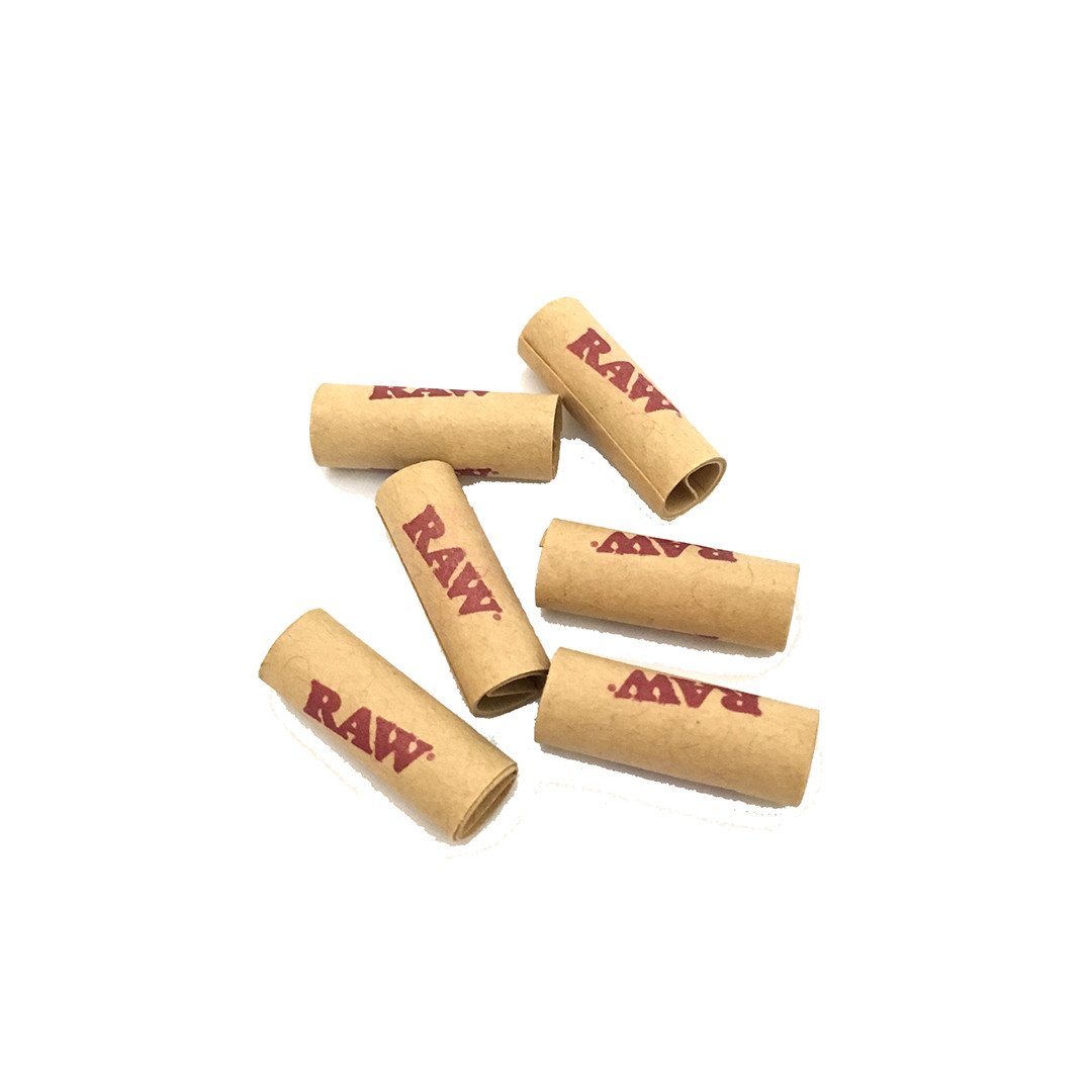 RAW Pre-Rolled Filter Tips Smoking Tray Natural Joint Rollie Paper Butt ...