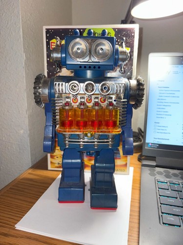 ROBOT Smoking Engine Robot lited piston action | eBay