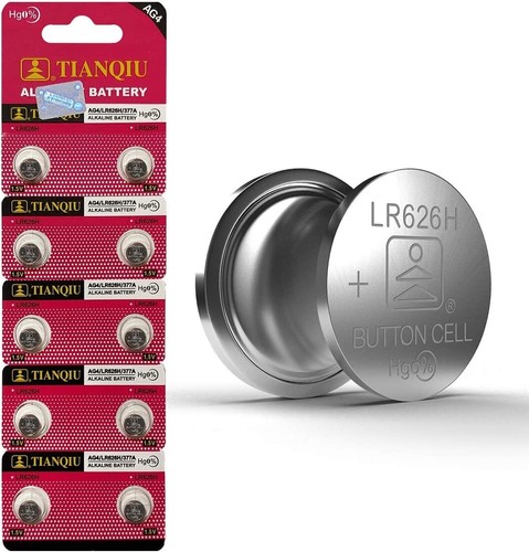 10 Pack AG4 Battery 377A SR626SW LR66 LR626 1.5V Button cell watch ...