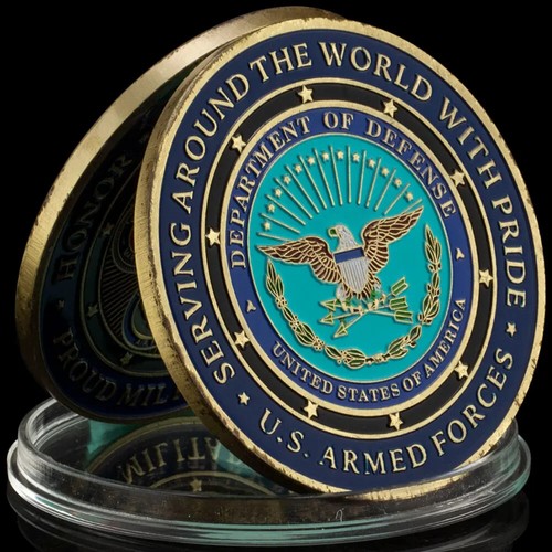U.S. Armed Forces Challenge Coin Proud Military Family Veteran Gift | eBay