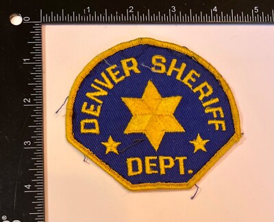 VINTAGE OBSOLETE Denver Colorado CO Sheriff Department Patch | eBay