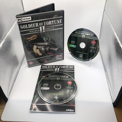 Soldier Of Fortune II DOUBLE HELIX Pc Cd Rom 18 SOF 2 - FAST, SECURE ...
