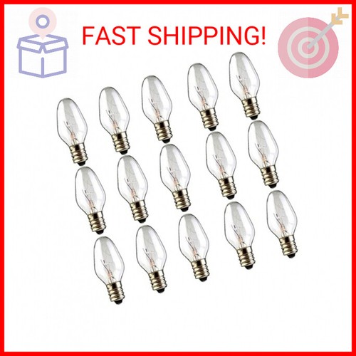 15 Watt Salt Lamp Bulbs for Scentsy Wax Warmer C7 Replacement Bulbs ...