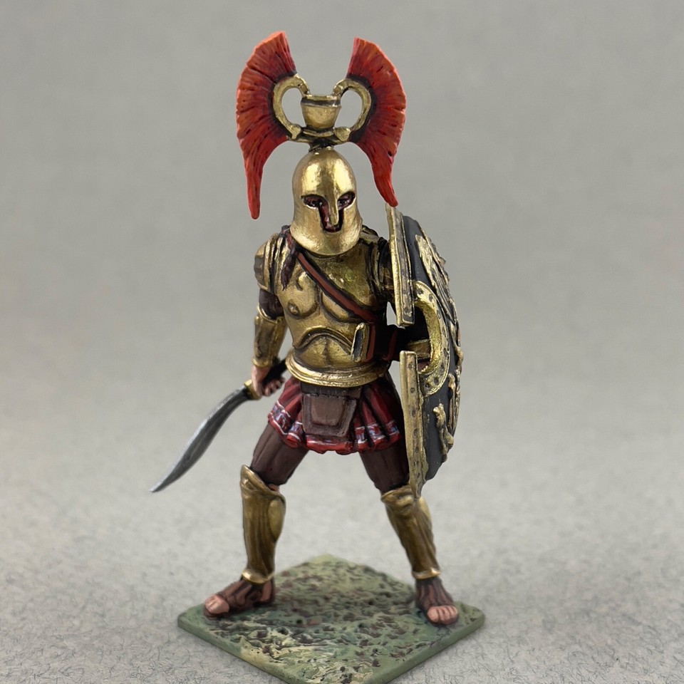 Greek Basileus figurine 54 mm, Painted miniature, Tin soldier, Ancient ...