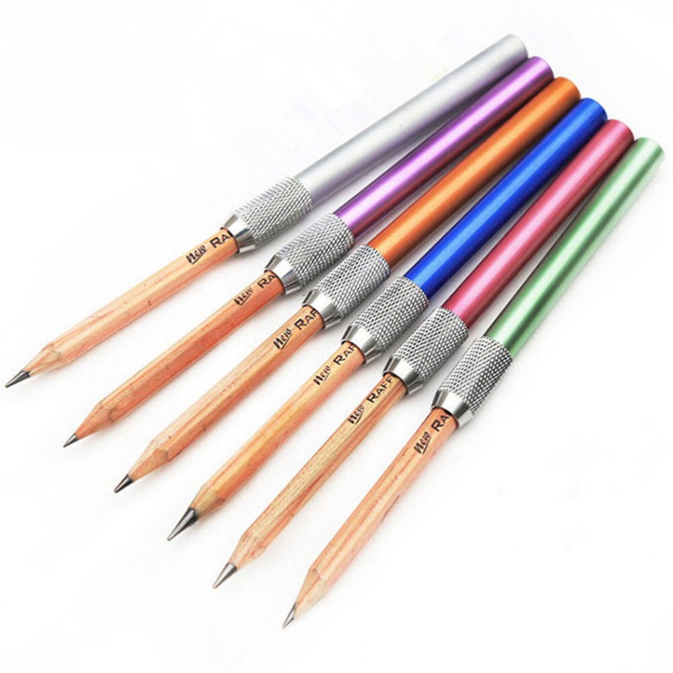 6PCS metal holder metal pencil extender crayon extender holder | eBay
