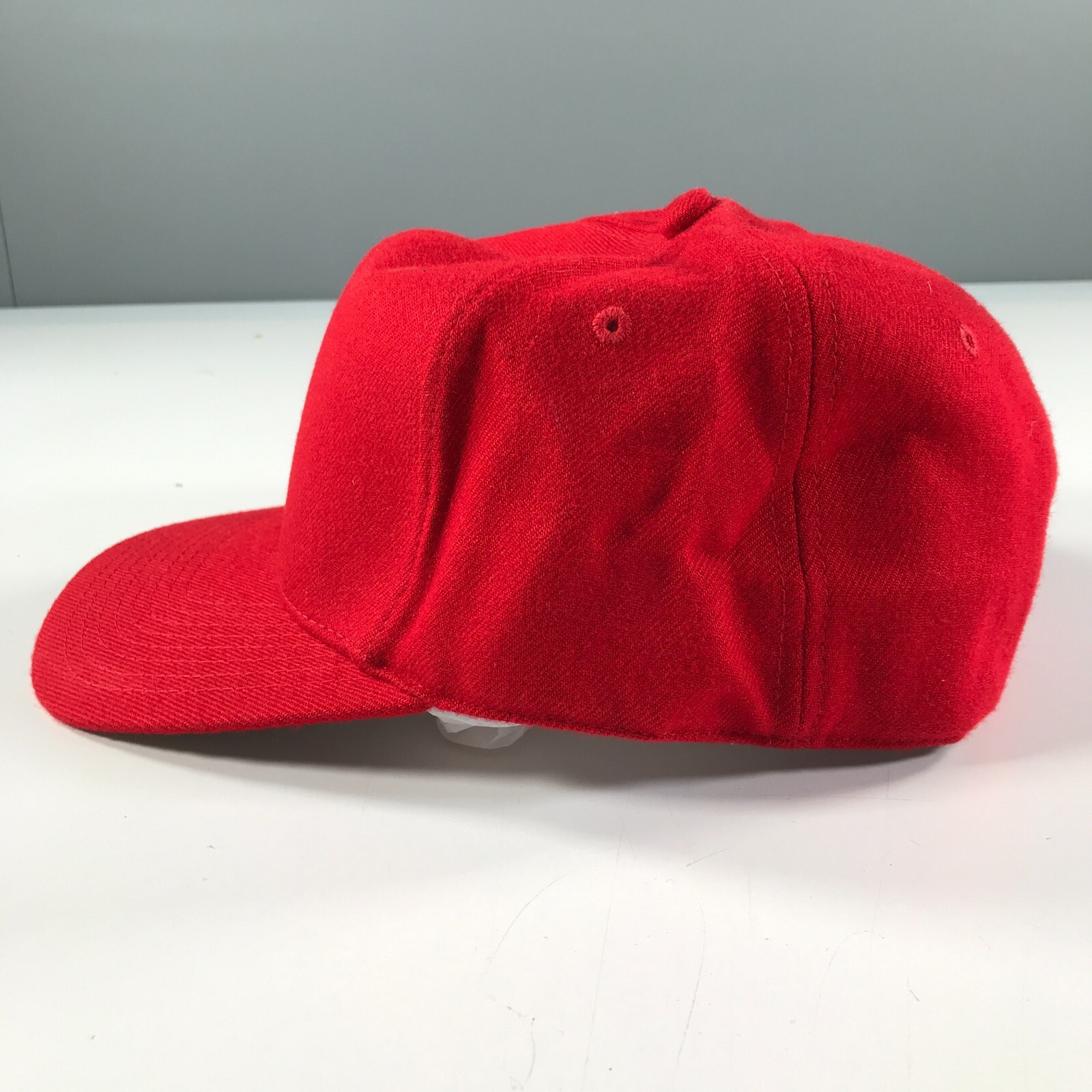 Pacific Pro Series Fitted Hat Size 7 3/4 Red M2 Sweatband Flat Brim ...