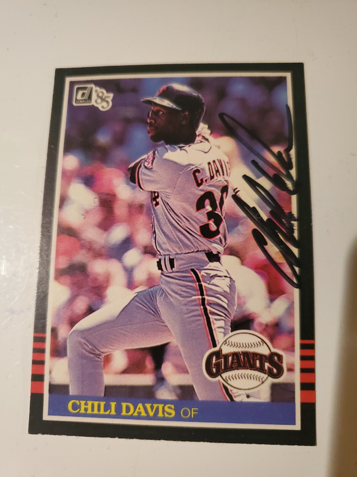 1985 Donruss - #480 Chili Davis Autographed Card EX-EXMINT ( 2 ) | eBay