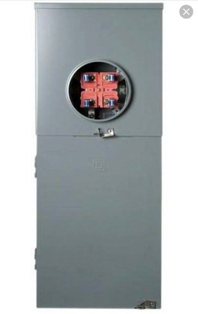 Square D RC816F200C Meter Main Breaker 200 Amp 16-Circuit 8-Space ...