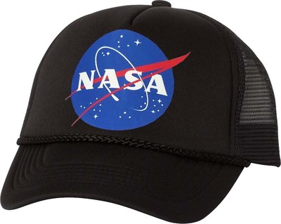 NASA insignia retro logo Hat adjustable snapback Mesh Cap science space ...