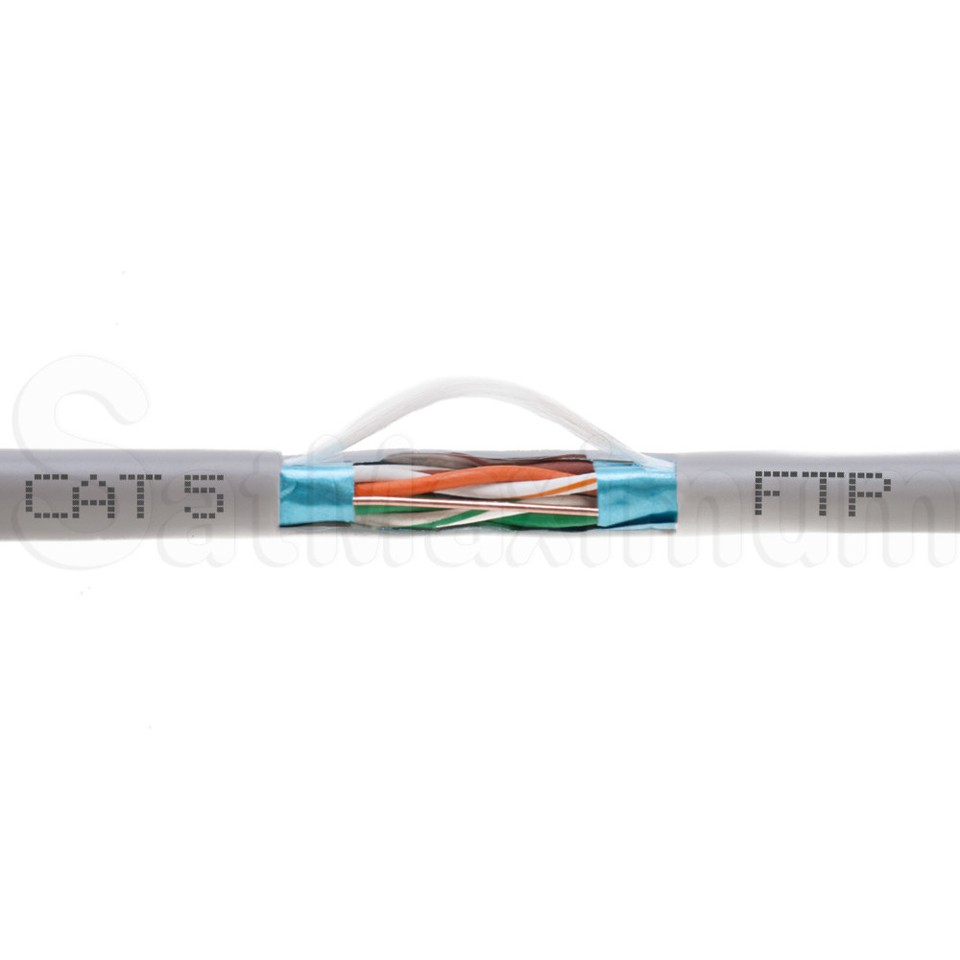 1000ft CAT5e Cable Solid Wire 24AWG Box Cat5 Ethernet Network RJ45 UTP ...