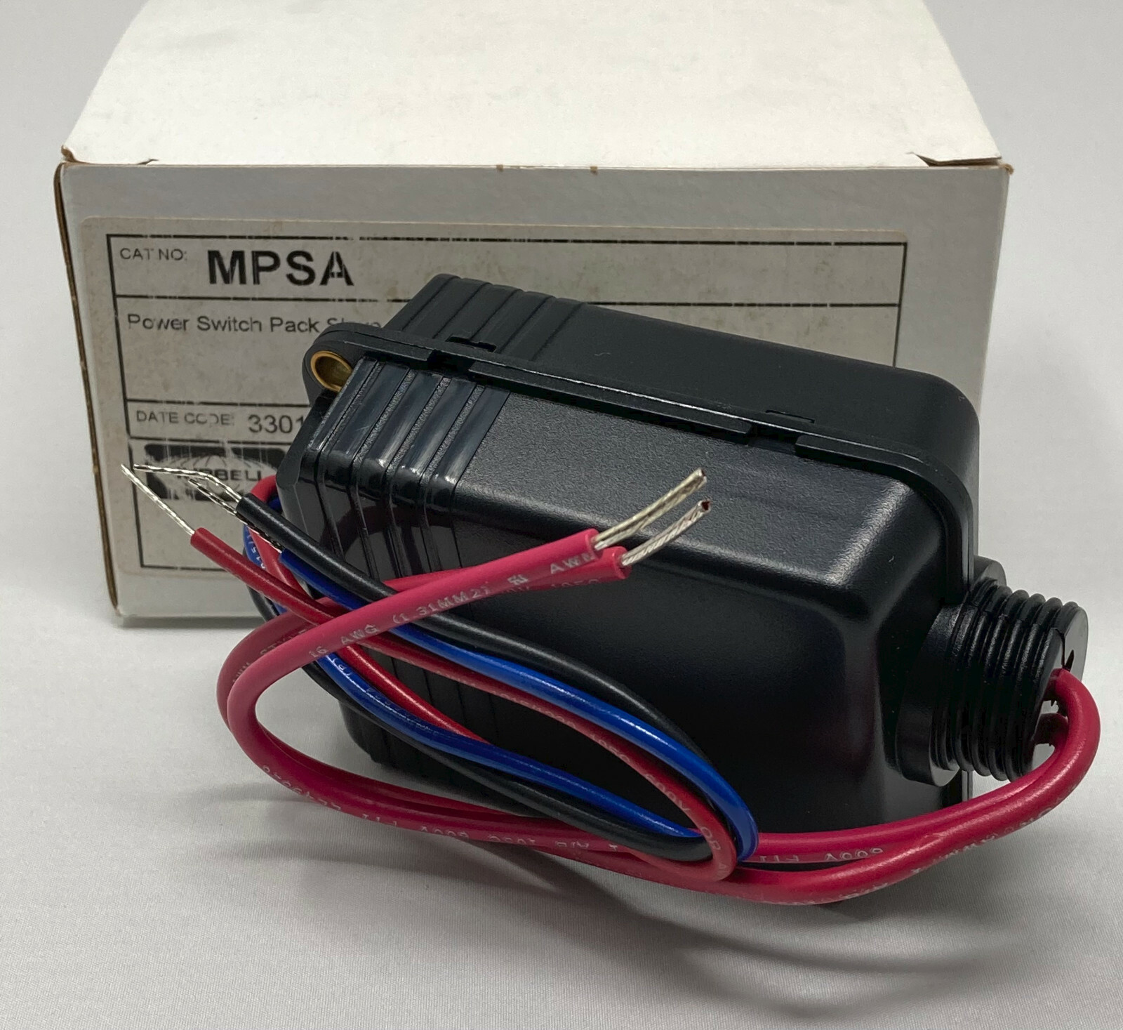 Hubbell MPSA Power Switch Pack Slave Relay 24VDC Black New in Box | eBay