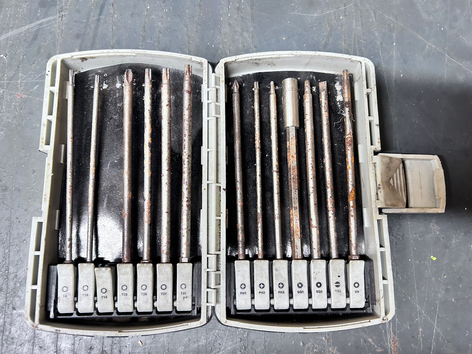 Bluepoint by Snap-on power screwdriver long bit set 14 pc 6 ...