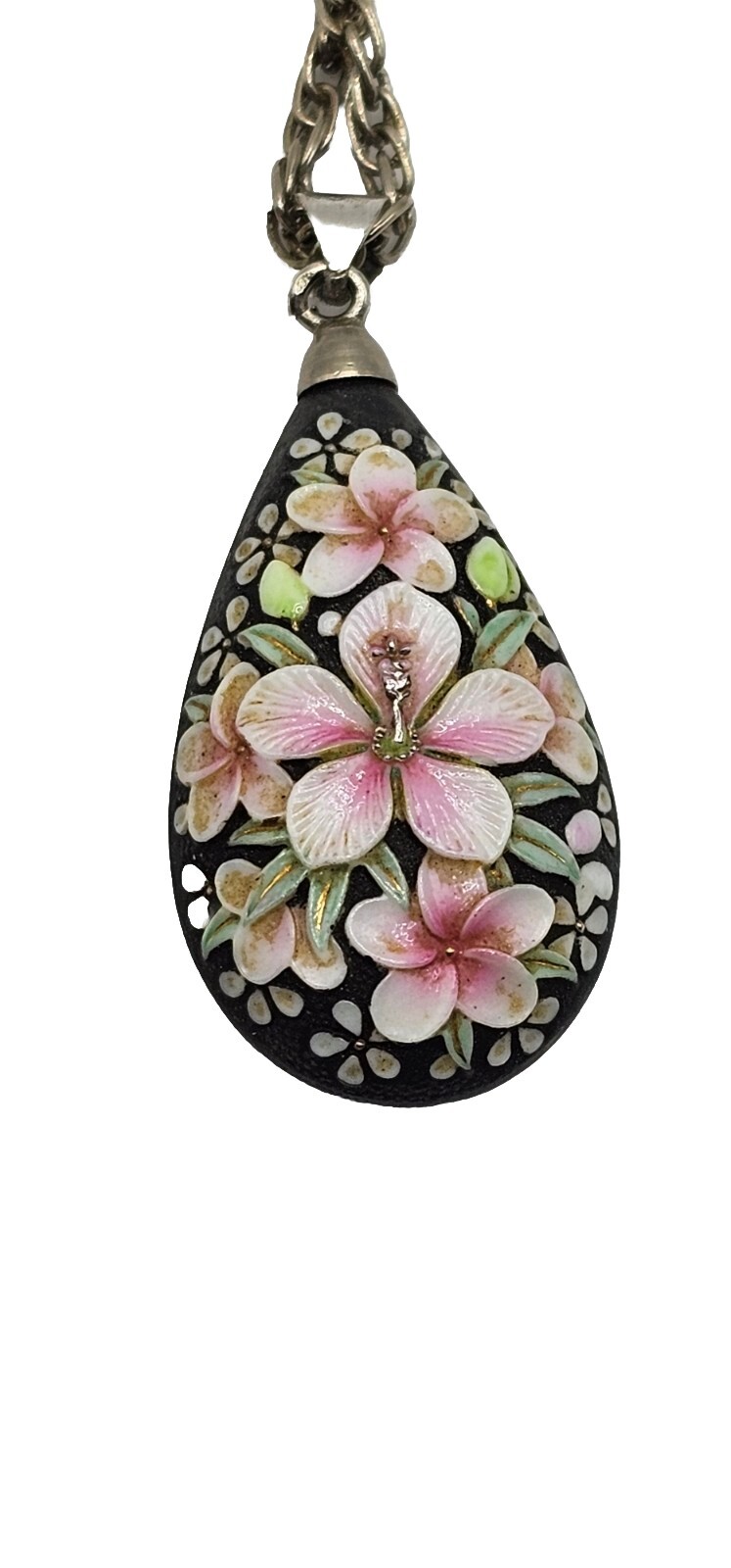 Rare 1940s Japanese Toshikane Arita Hibiscus Teardrop… - Gem