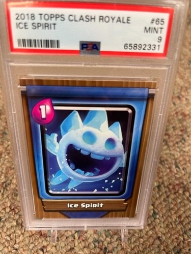 2018 Topps Clash Royale Card Ice Spirit PSA 9 first graded ever free ...