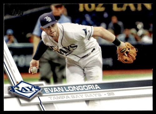 2017 Topps #390 Evan Longoria Tampa Bay Rays Baseball | eBay