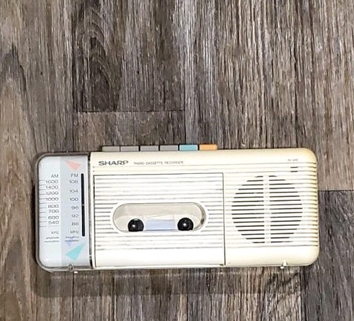 Vintage Sharp QT-5 (W) AM/FM Tape Cassette | eBay