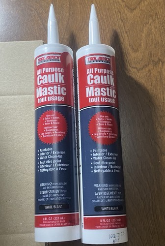 2pcs. ALL PURPOSE CAULK MASTIC TOUT USAGE 8oz. Each | eBay
