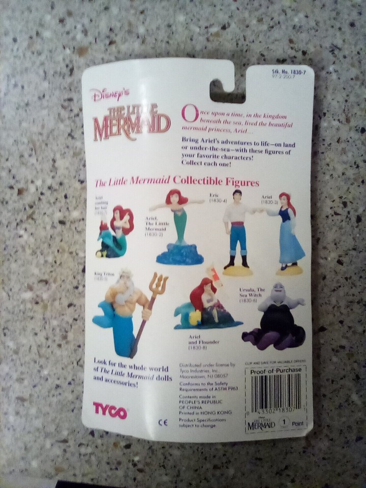 Disney's : Little Mermaid * Ariel comb hair* - Figure - NEW *Damaged ...