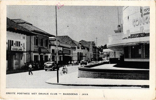 PC JAVA BANDOENG GROTE POSTWEG MET ORANJE CLUB INDONESIA (a37720) | eBay