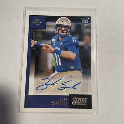 2021 Chronicles Score Draft Picks Zach Smith #SA-ZSM RC Rookie Auto ...