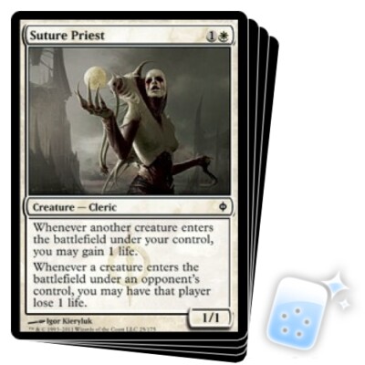 SUTURE PRIEST X4 New Phyrexia NPH Magic MTG MINT CARD | eBay
