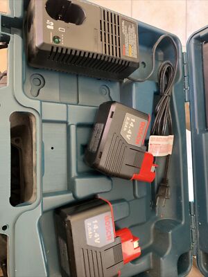 Bosch BC001 One Hour Battery Charger 7.2 -24V and Battery BAT015 14.4V ...