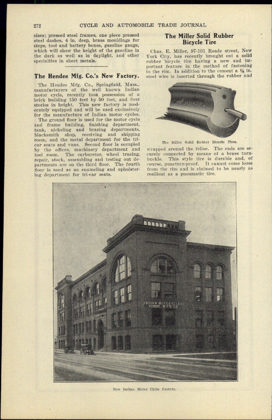 1906 PAPER AD CAR AUTO Hendee Mfg. New Factory Indian Motorcycles | eBay