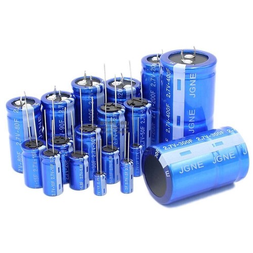 Super Capacitor 2.7V 1F/2/3/6.8/8/10/15/20/40F/50F/100F to 400F Farad ...