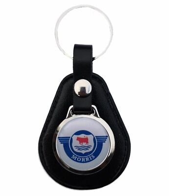 MORRIS CLASSIC CAR LEATHER KEYRING | eBay UK