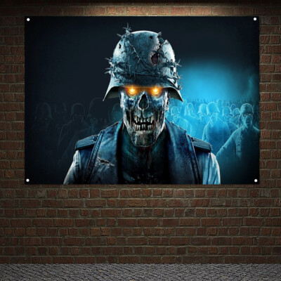 WW II GER Biochemical Troops Wall Art Banner Flag Military Poster Decor ...