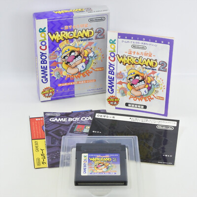 WARIO LAND 2 with HIGE Sticker Gameboy Color Nintendo 2168 gb | eBay UK