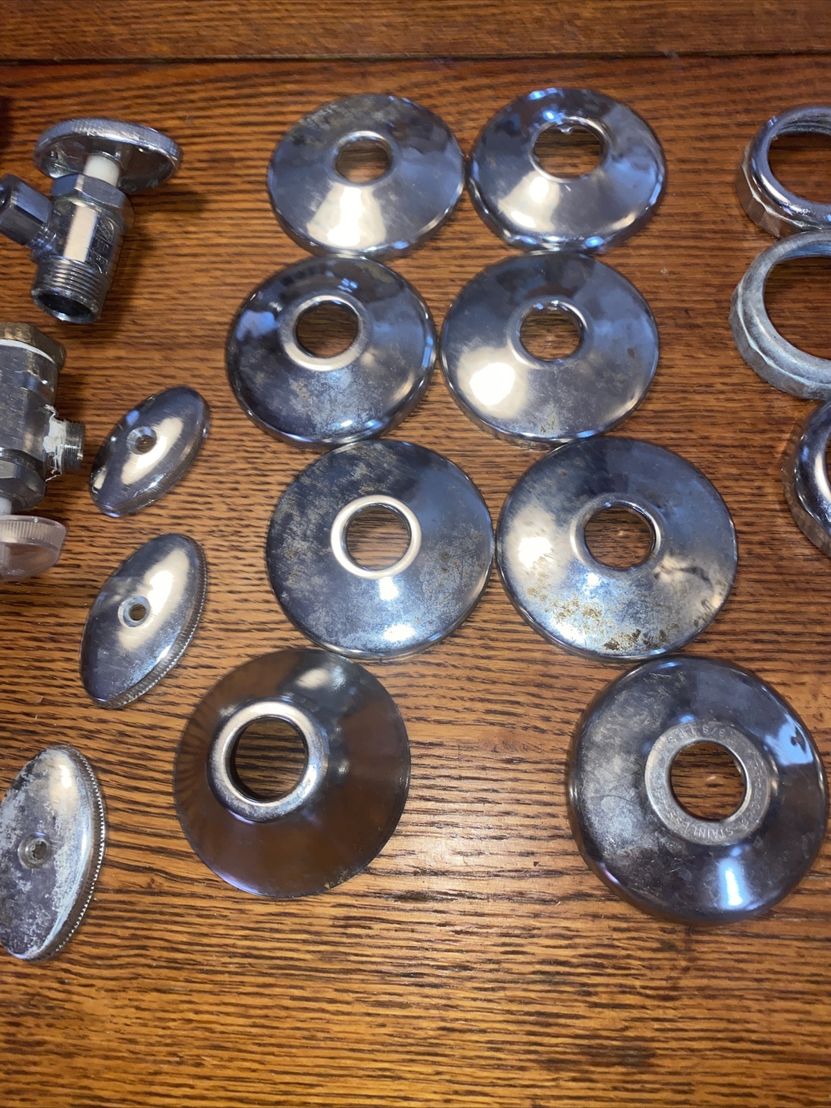 Solid Brass Crafting LOT Vintage Pipe Fittings Elbows Valves misc ...