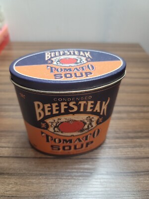 1995 Oval Beefsteak Tomato Soup Tin by Bristolware The Tin Box Company ...