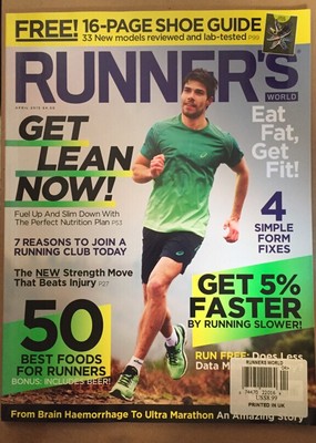 Runner's World Get Lean Now Get Faster Best Foods Shoes Apr 2015 FREE ...