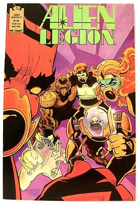 "ALIEN LEGION" Issue # 11 (June, 1989, Epic, Marvel Comics) | eBay