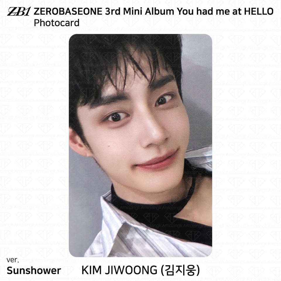 ZEROBASEONE ZB1 3rd Mini Album You had me at HELLO Official Photocard ...