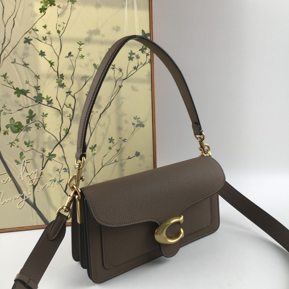 COACH CH857 Tabby Shoulder Bag 26 Polished Pebble Leather Snap closure 2WAY | eBay UK