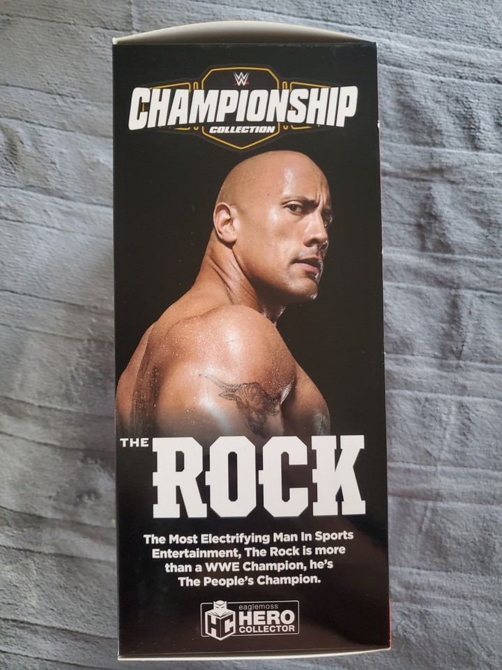 Dwayne "The Rock" Johnson WWE Eaglemoss Hero Collector Figure & Comic ...