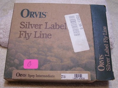 071225 FLY LINE ORVIS SILVER LABEL FLY LINE DT-9-1 SPEY INTERMEDIATE | eBay