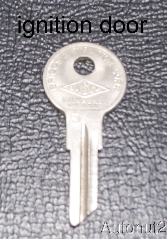 1930 1931 Ford Model A car & truck uncut Basco key NOS original door ...