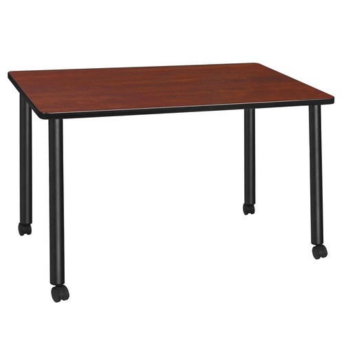 Kee Mobile Training Room Tables, Medium, Cherry/Black 192357186961| eBay